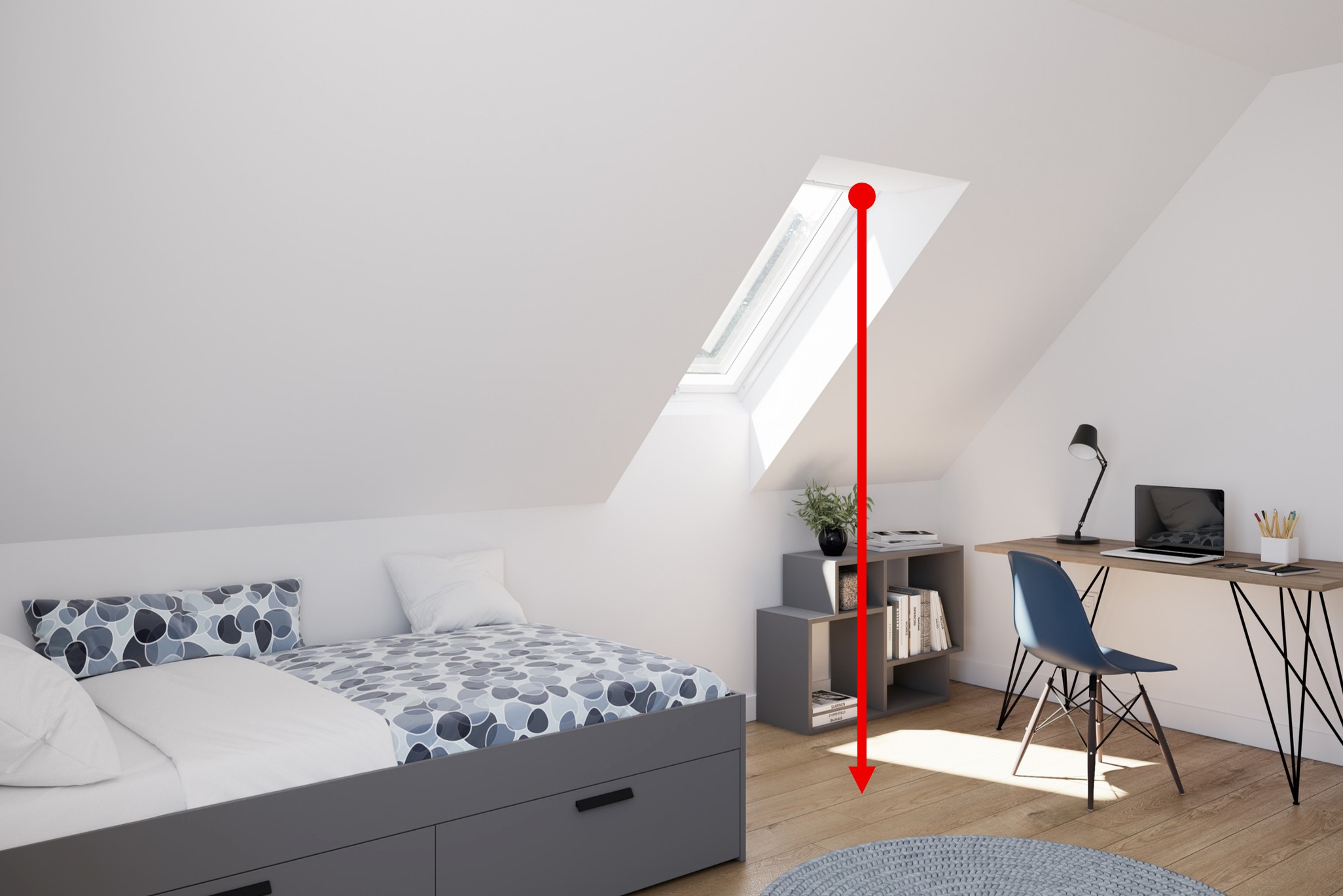 How to correctly measure window height from floor level | VELUX Support