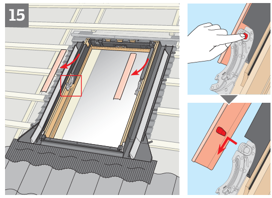 Remove and fit external covers on window | VELUX Support