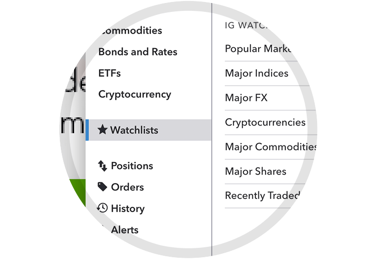 What is a watchlist and how do I create one? - IG UK